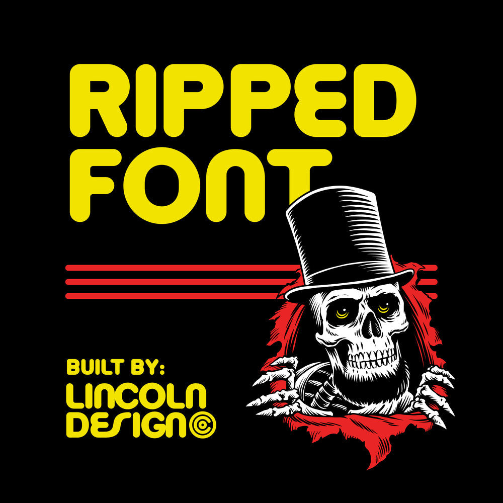 Ripped Font – Lincoln Gear