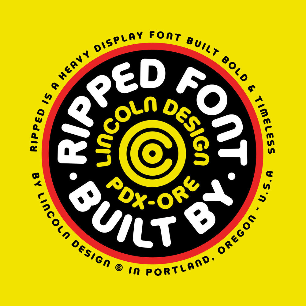 Ripped Font – Lincoln Gear